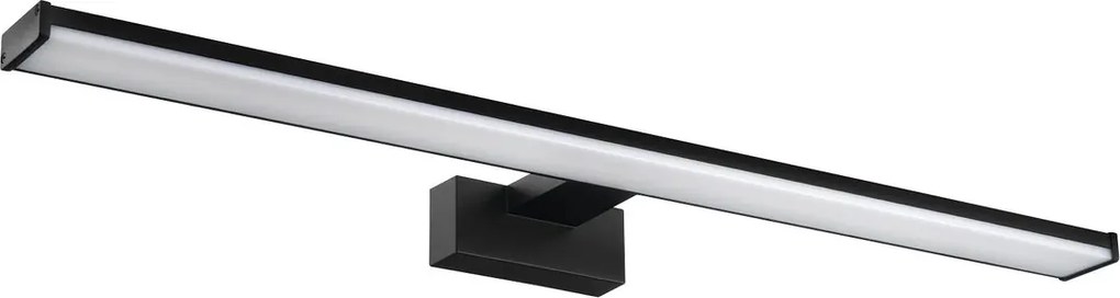 Sapho, CHICAGO XL LED svítidlo, 600x120x40 mm, 12W, 230 V, plast, černá matná