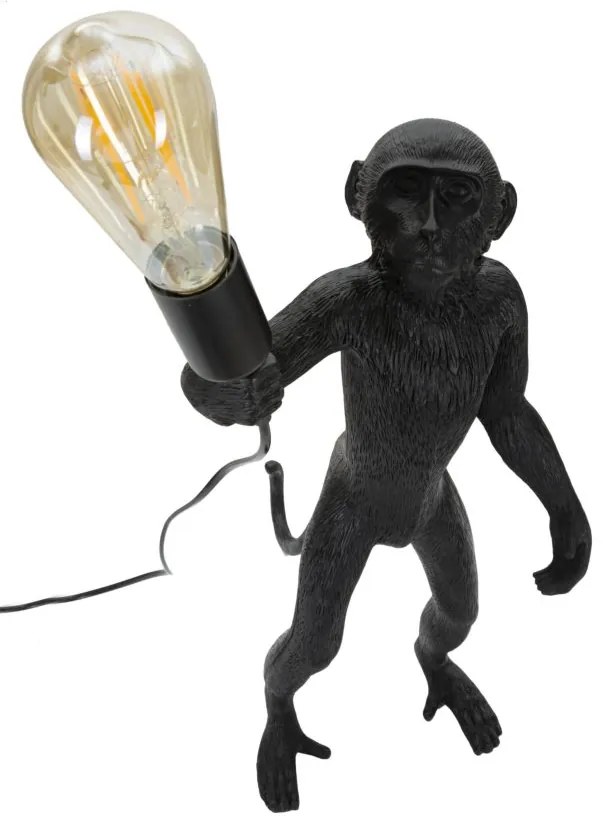 Mauro Ferretti Stolní lampa MONKEY NERO 26x34x55-cm