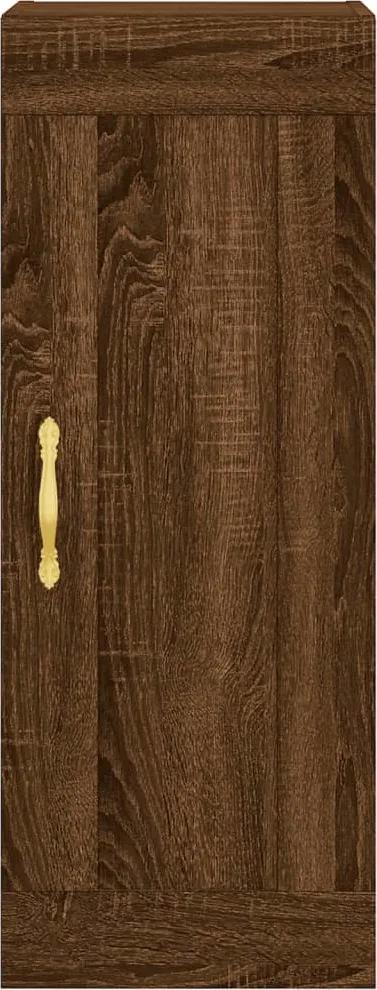 vidaXL Skříň highboard 34,5 x 34 x 180 cm kompozitní dřevo [3200248] Barva: Betonová šedá