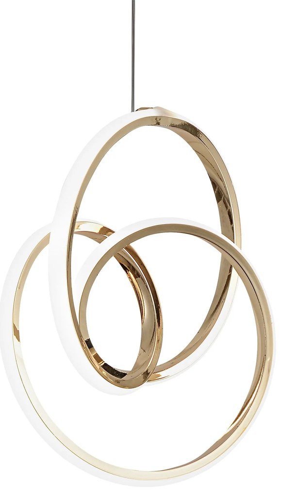 Toolight Závěsné LED svítidlo Luxury Glamour 4 G076-1CP zlaté