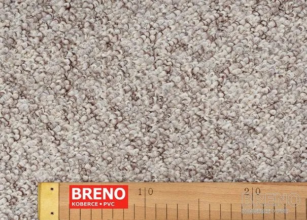 Breno Metrážový koberec OLYMPIC 68 – béžový, šíře 400 cm, Béžová