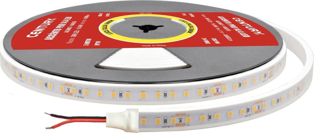 CEN AC9067-146030 LED pásek ACCENTO PRO 14.4W 60 led/m 72W 3000K 4950Lm Ra90 120d IP67 24VDC - CENTURY