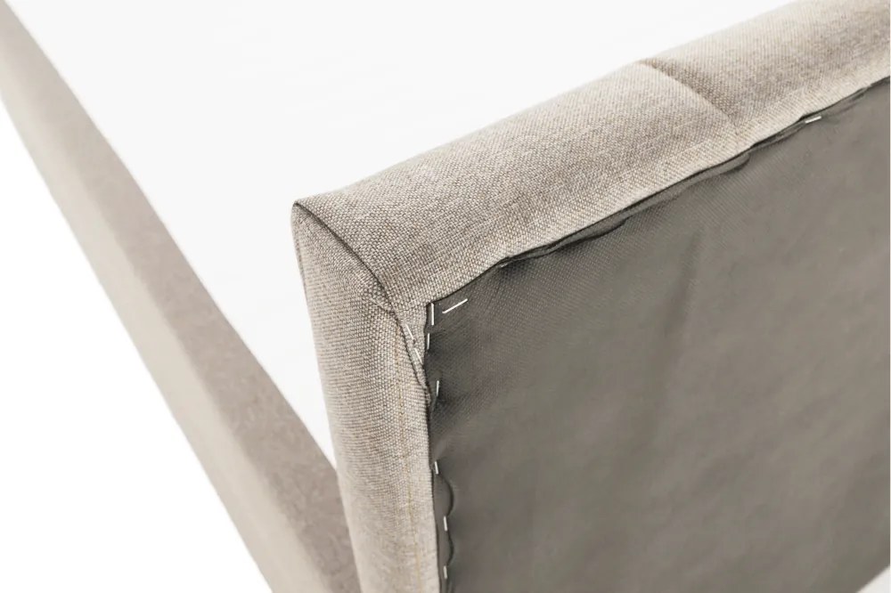 Boxspringová postel 120x200, šedohnědá TAUPE, FERATA TV KOMFORT
