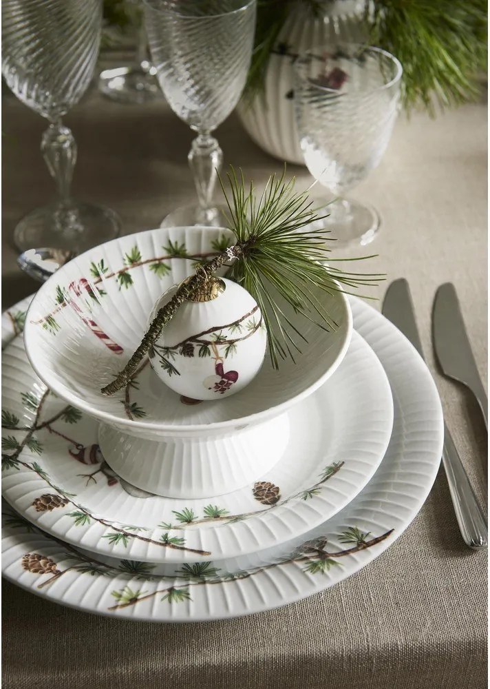 Bílý porcelánový talíř s vánočním motivem ø 22 cm Hammershøi Christmas – Kähler Design