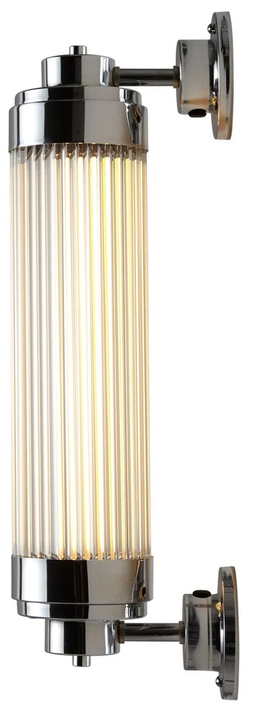 Koupelnové svítidlo Original BTC Pillar Offset LED (chrom) Světla do koupelny kov, sklo IP44 DP7216/CP