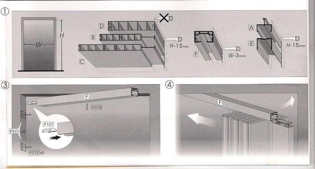 VIVALDI Shrnovací dveře plné Buk 100cm