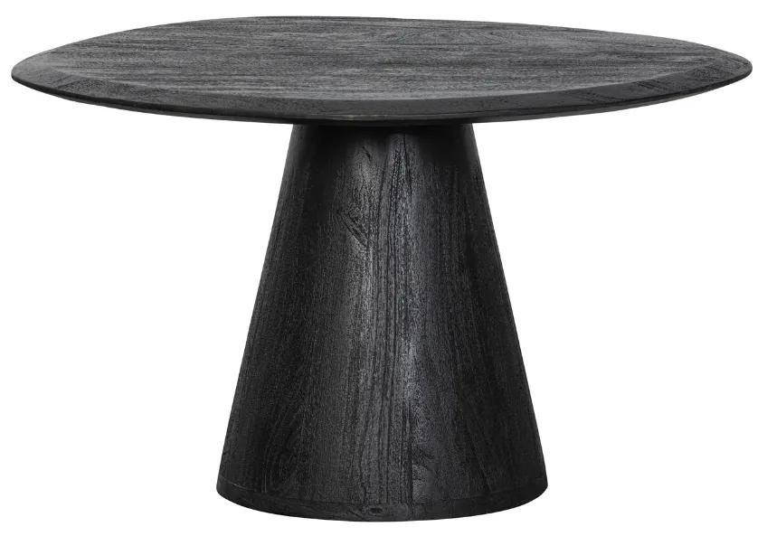 OnaDnes -20% Hoorns Černý mangový konferenční stolek Poselt 70 x 63 cm