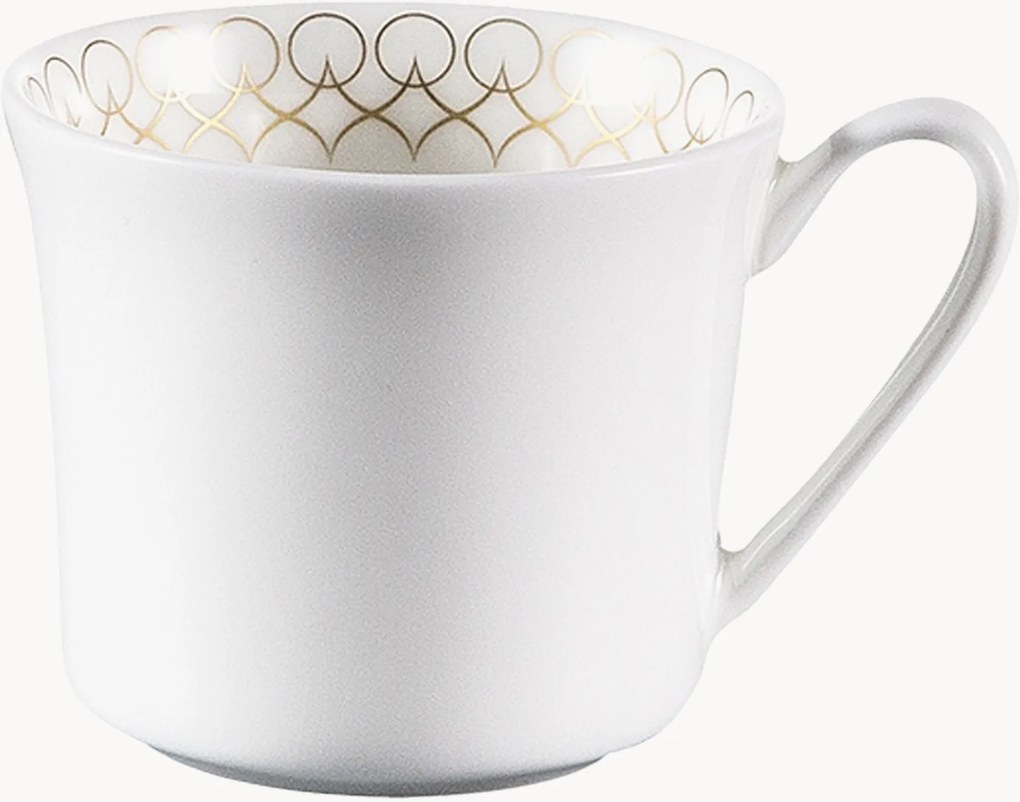 Sada šálků na espresso z kostního porcelánu Jade, 6 dílů