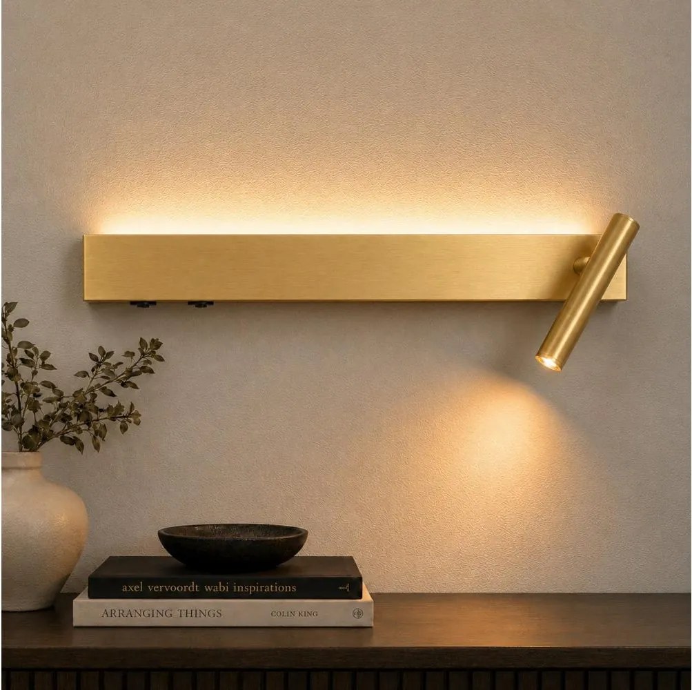 BRILAGI - LED Nástěnné bodové svítidlo ARLIX LED/3W/230V + LED/7W zlatá CRI 90