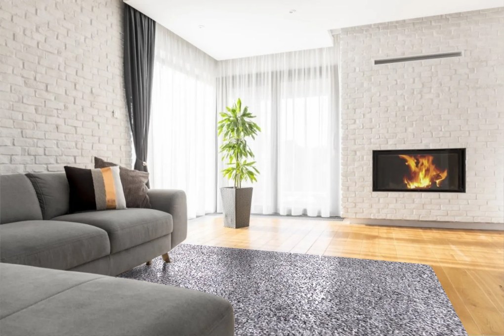 Kusový koberec Life Shaggy 1500 light grey