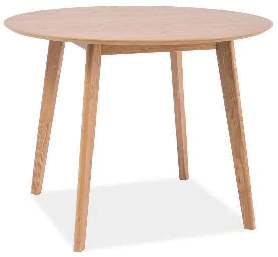 Jídelní stůl, dub, MOSSO II 100x100