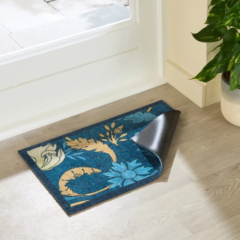 Rohožka 40x60 cm William Morris Blue – Artsy Doormats
