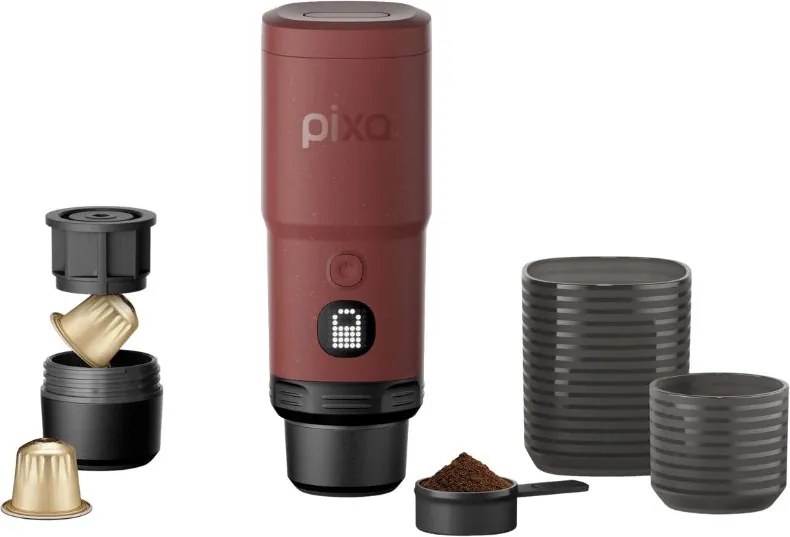 Wacaco Pixapresso elektrický přenosný kávovar – Tuscan Red