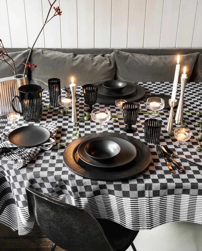 vtwonen Matt Black miska Ø15 cm, černá matná (Střední porcelánová miska na snídaně nebo polévky)