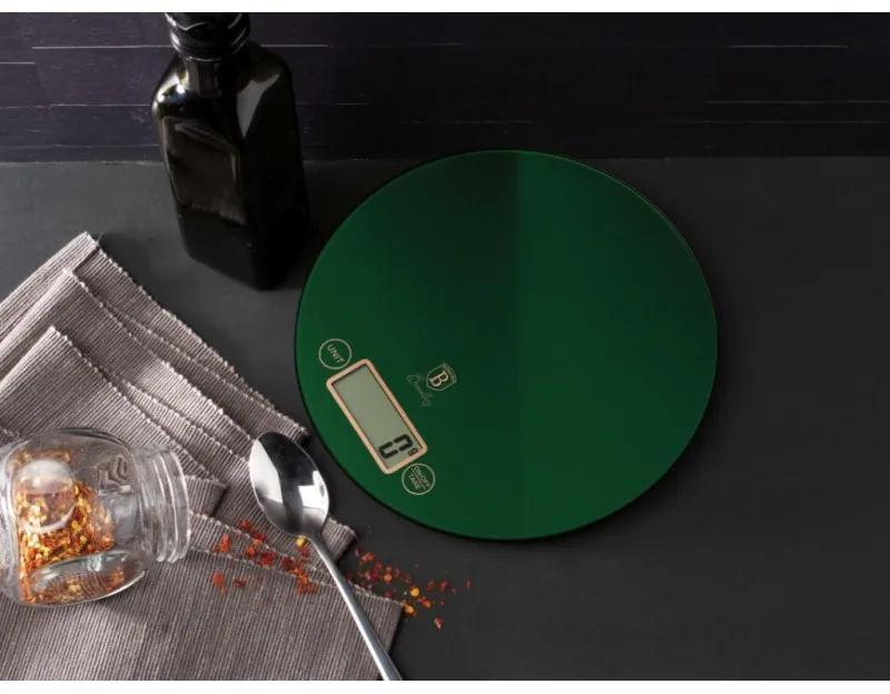 BERLINGERHAUS Váha kuchyňská digitální kulatá 5 kg Emerald Collection BH-9429