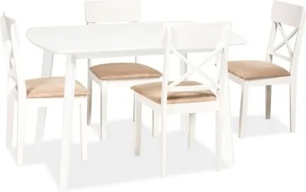 Jídelní stůl LUTON bílý