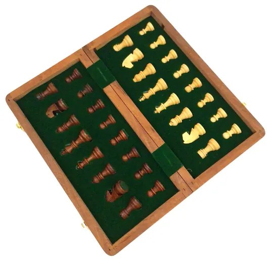 Madrid Magnificence Dřevěné magnetické šachy 25x25cm - DNU-026