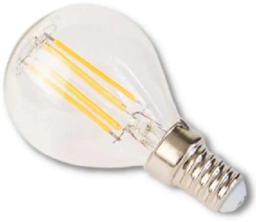 LED žárovka miniglobe filament retro 4.2W E14 2700K 470LM