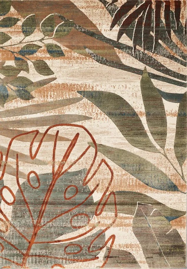 JUTEX Kusový koberec ARTE 14750 O10 oranžový BARVA: Oranžová, ROZMĚR: 80x150 cm