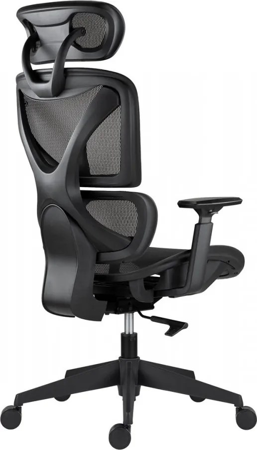 Antares Kancelářská ergonomická židle ESTER — síť, černá, nosnost 130 kg