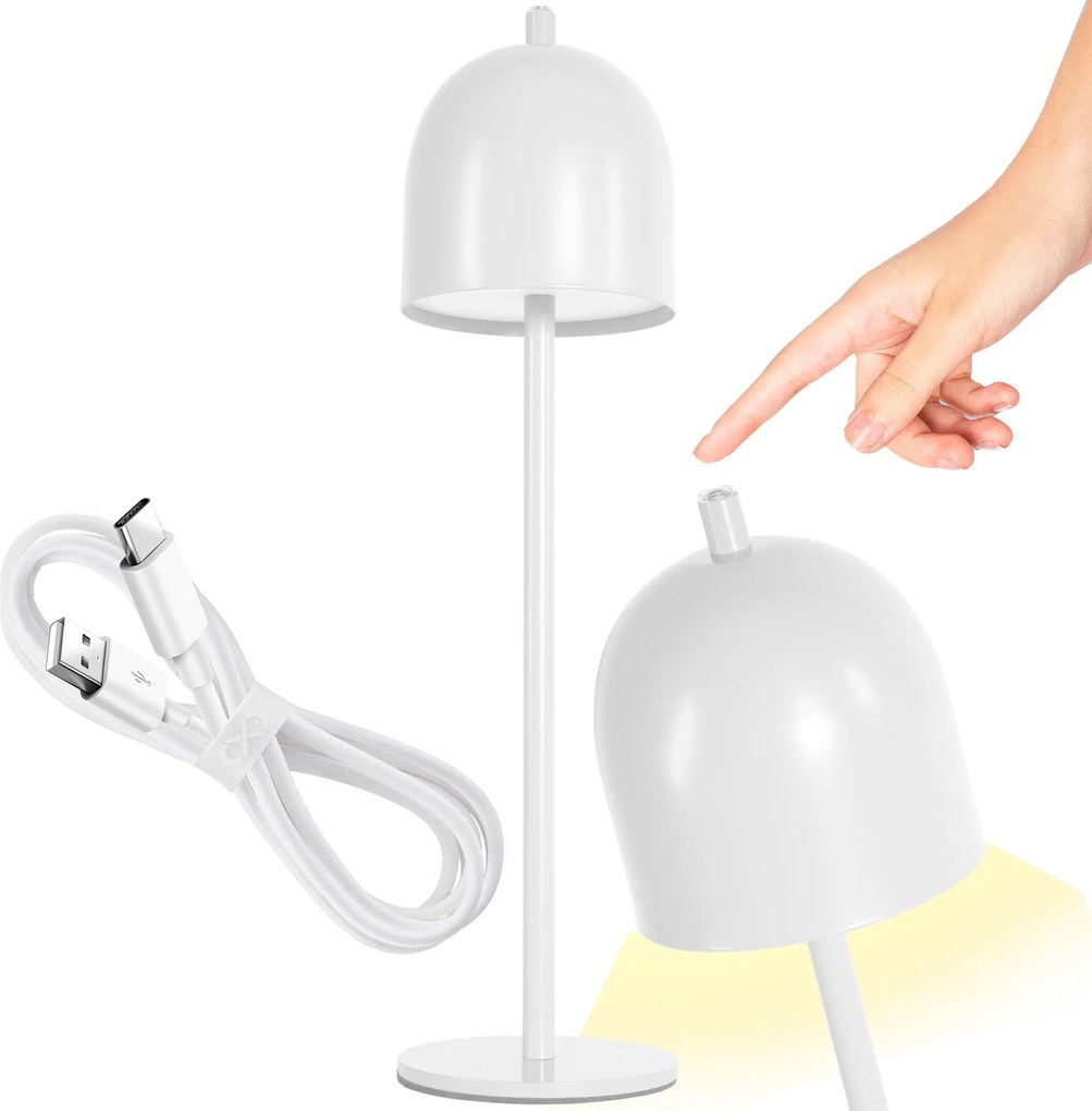 Toolight Rea, Noční lampička APP1363-T white, OSW-08626 Biano.cz