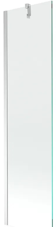 Mexen Next, vanová zástěna 1-křídlová 50 x 150 cm, fixní křídlo, 6 mm čiré sklo, chromový profil, 895-050-000-00-00-01