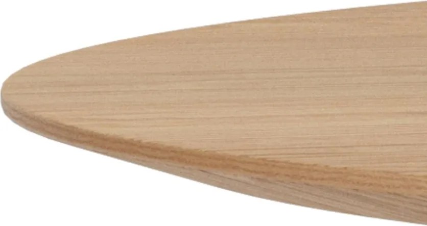 Kulatý jídelní stůl Soli 120 cm dub přírodní/kašmírový
