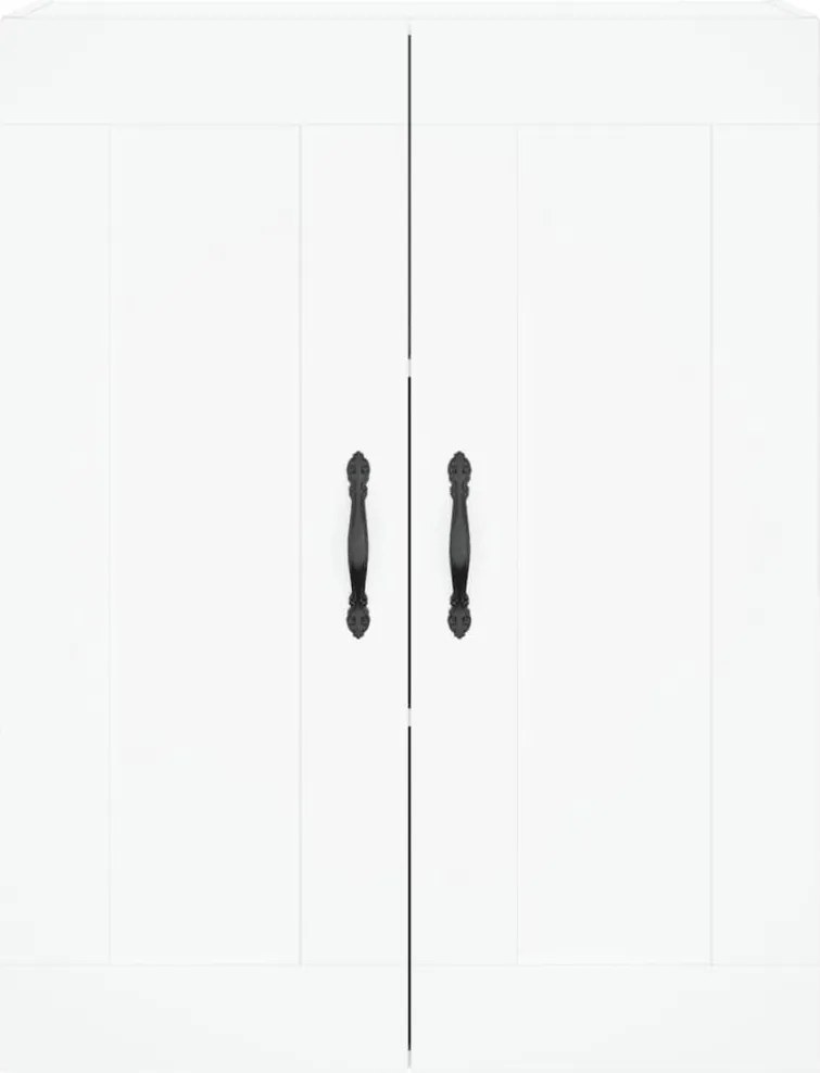 Skříň highboard bílá 69,5 x 34 x 180 cm kompozitní dřevo 3199777