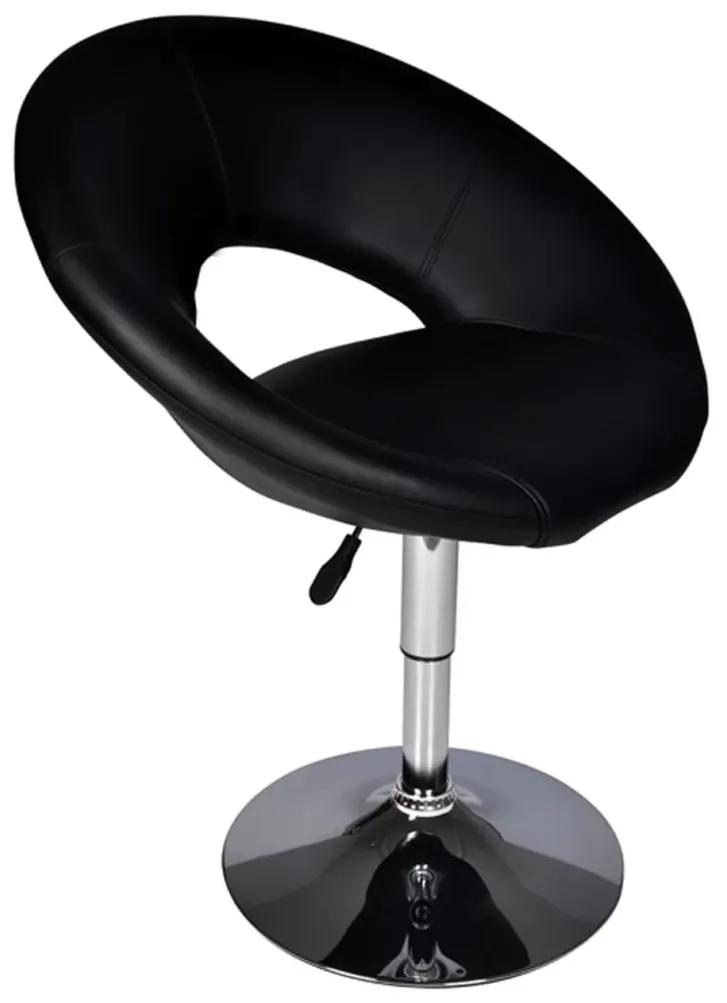60325 vidaXL Barová stolička černá umělá kůže