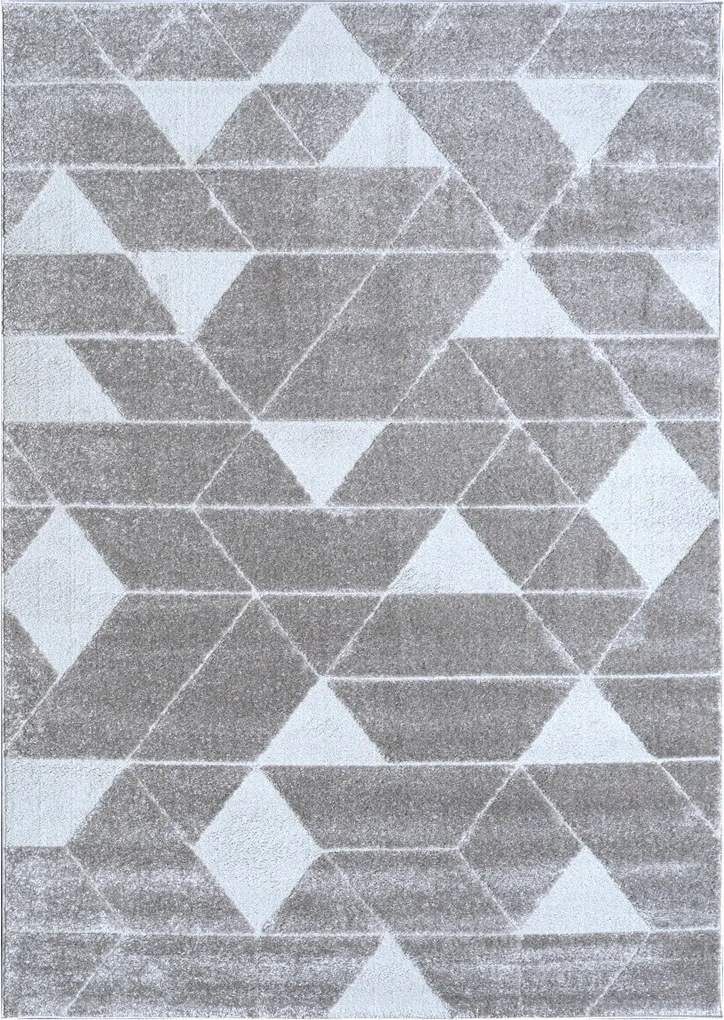 Angel Carpet, Kusový koberec Aurora 11 Grey, 160x230, šedá, kancelář