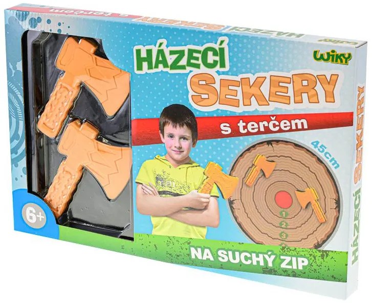 Sekery házecí s terčem 45 cm