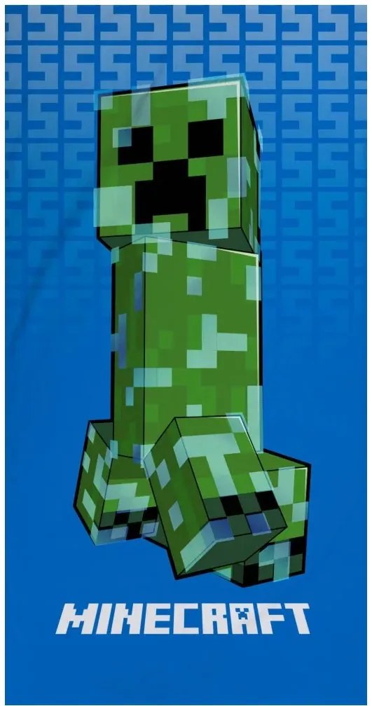 Plážová osuška Minecraft - Creeper