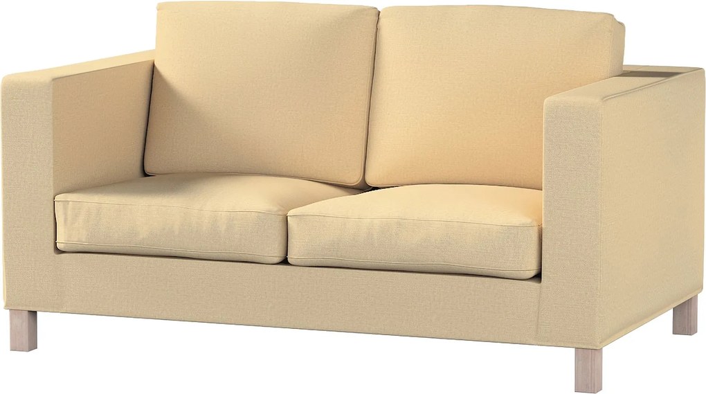 Potah na pohovku IKEA Karlanda 2-místná, krátký barva béžová látka lesklé, pletený vzor