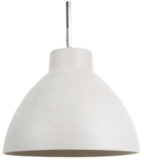 Bílé závěsné svítidlo Leitmotiv Sandstone Mini