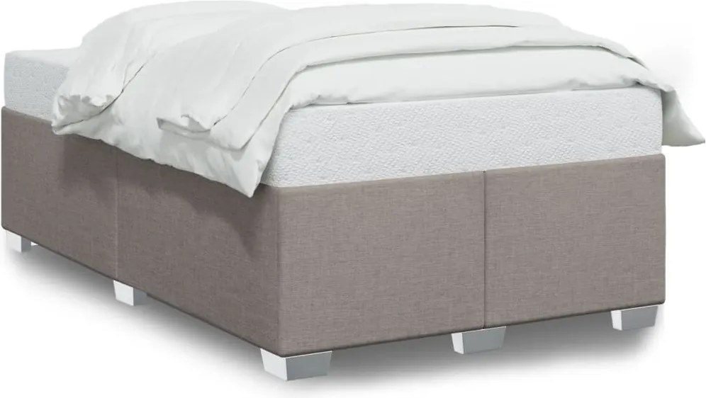 Rám postele bez matrace taupe 120 x 200 cm textil 3284468