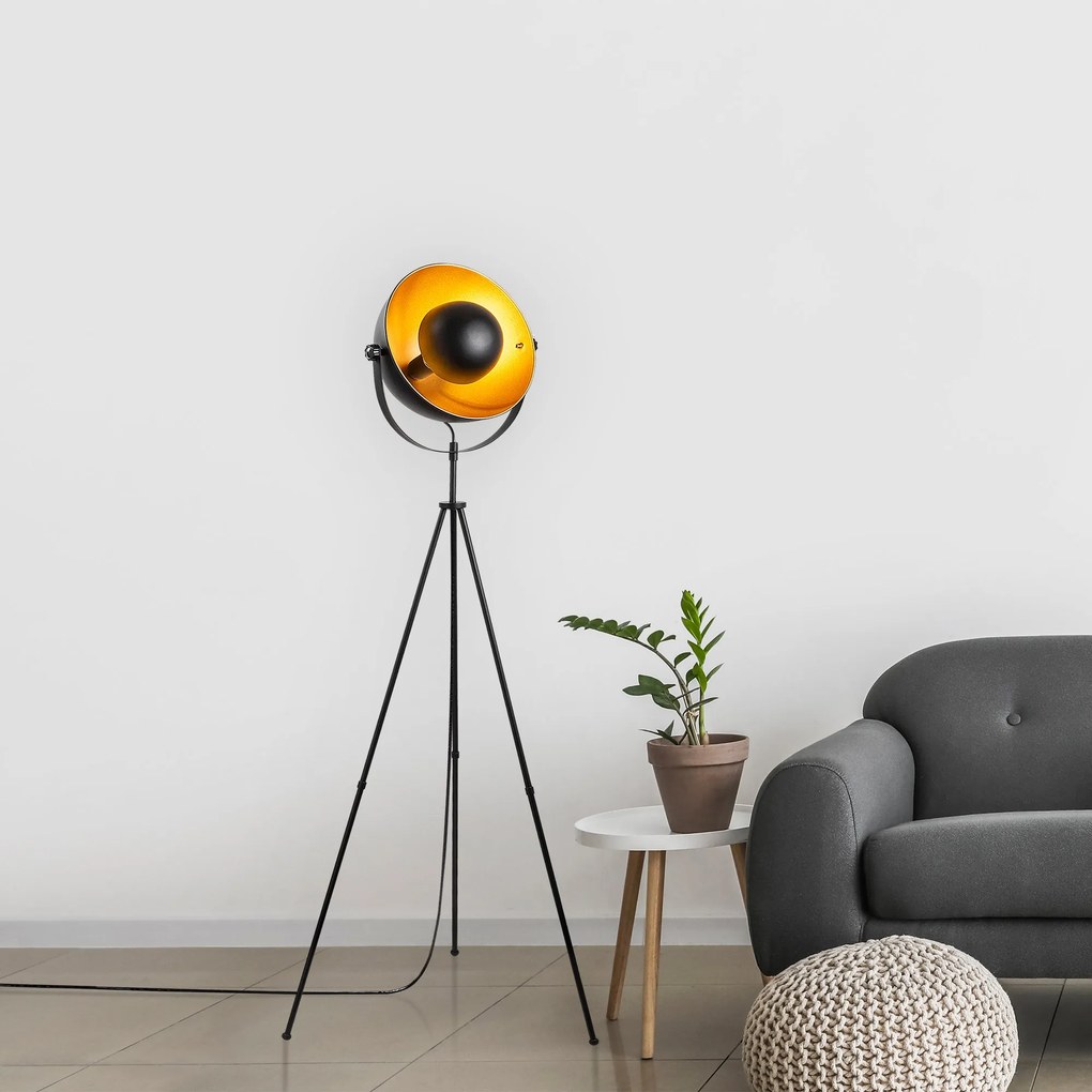OPVIQ Stojací lampa MIXED černá 942FLG1533