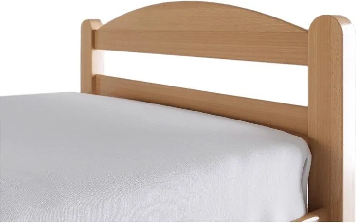 Jednolůžková postel z bukového dřeva s roštem 90x200 cm v přírodní barvě Bellariva – B.E.S.