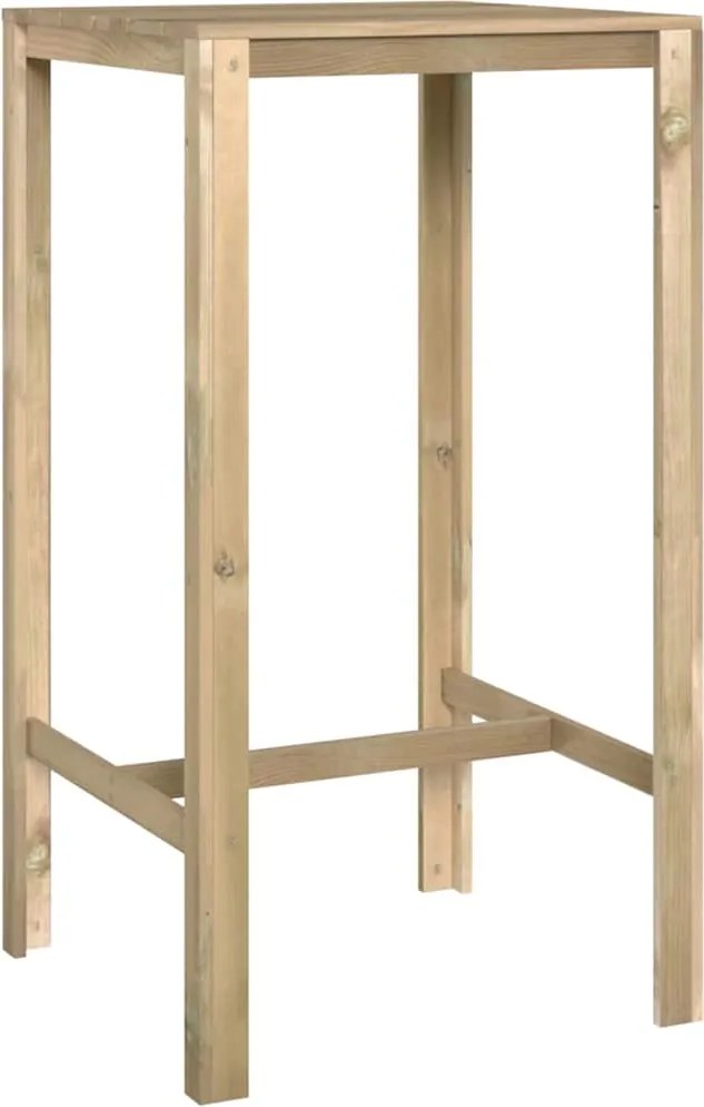 Barový stůl 60 x 60 x 110 cm impregnovaná borovice 318219