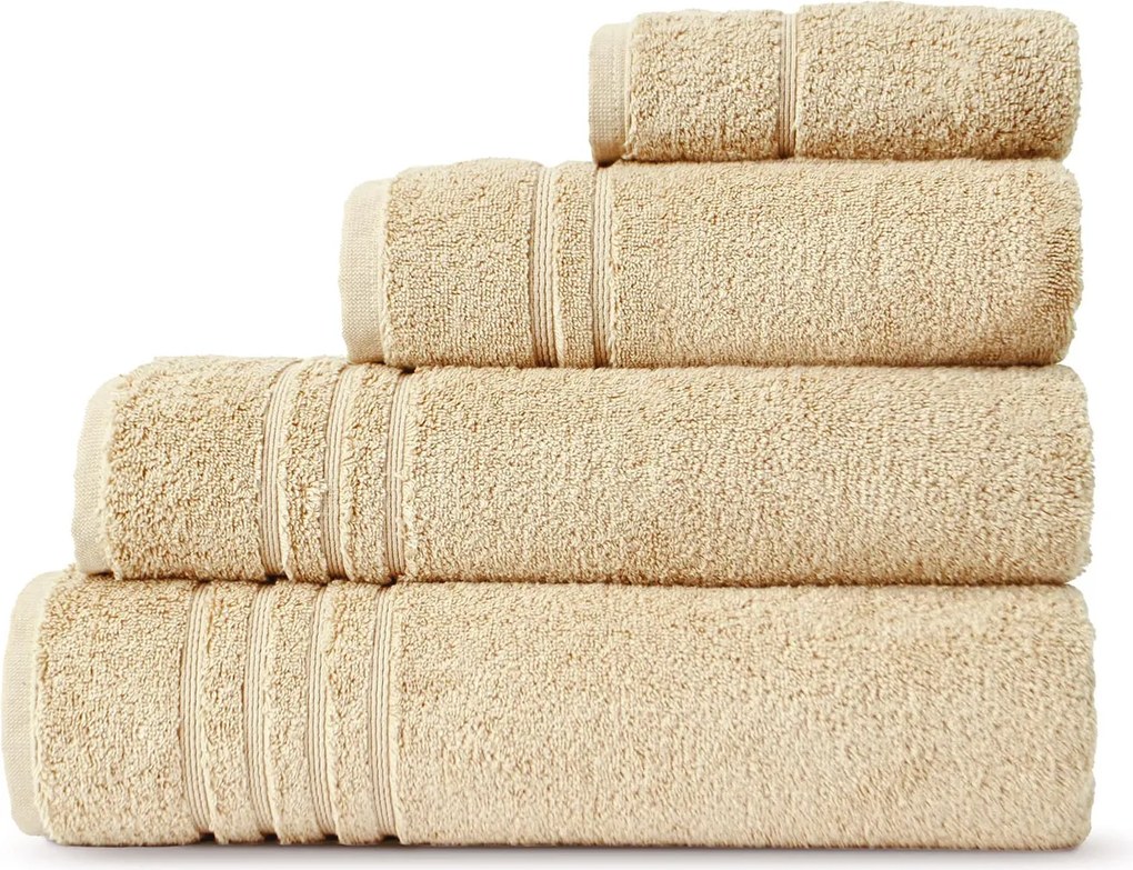 Ručníky a osušky COMFORT DI CASA NUO - světle hnědá Velikost: ručníček 30 x 50