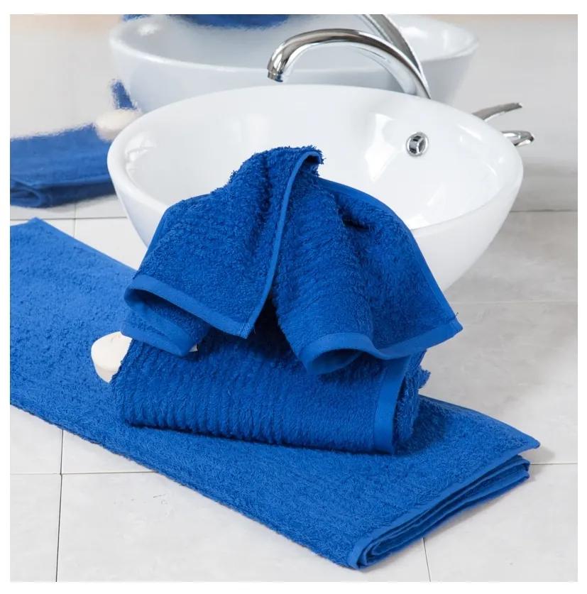 Veba ručník juvel vlny - tmavě modrá 50x100