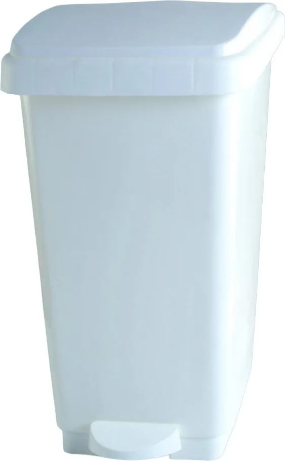 Merida - odpadkový koš s pedálem 50 l, bílý