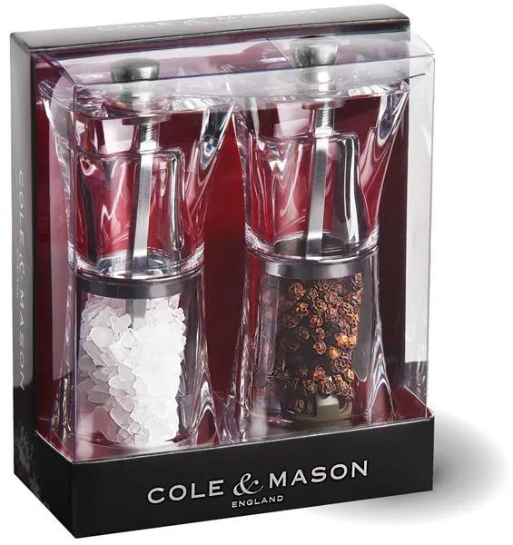 Cole&Mason Sada mlýnků na pepř a sůl Crystal