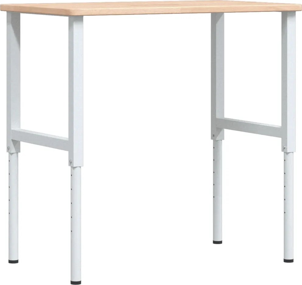 Pracovní stůl 100 x 60 x (71,5–98) cm masivní dub obdélníkový 3309700