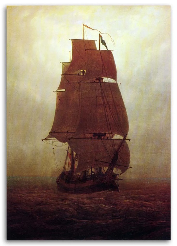 Gario Obraz na plátně Plachetnice -  Caspar David Friedrich, reprodukce Rozměry: 40 x 60 cm