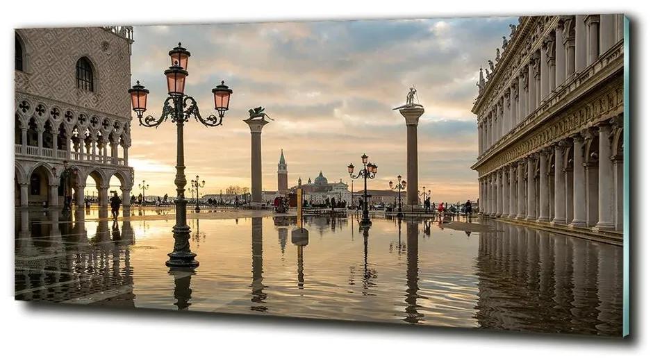 Wallmuralia Foto obraz fotografie na skle Benátky Itálie 125x50 cm