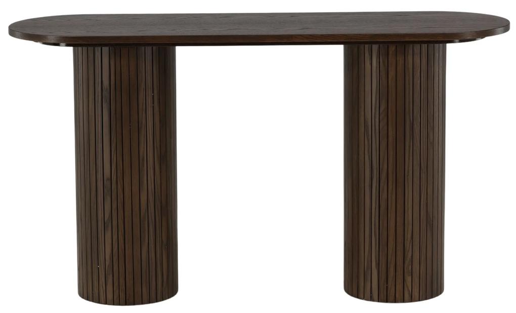 Odkládací stolek Bianca, hnědý, 40x130