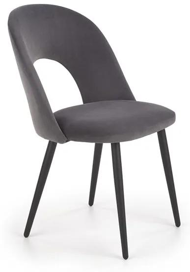 HALMAR K384 židle šedá