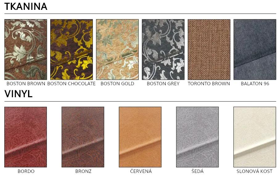 Vomaks Rohová lavice ITALIA Barva: ořech, Materiál: tkanina - scotland brown