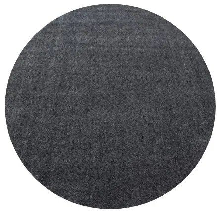 Ayyildiz, Kusový koberec Ata 7000 grey kruh, 200x200 (průměr) kruh, šedá, obývací pokoj