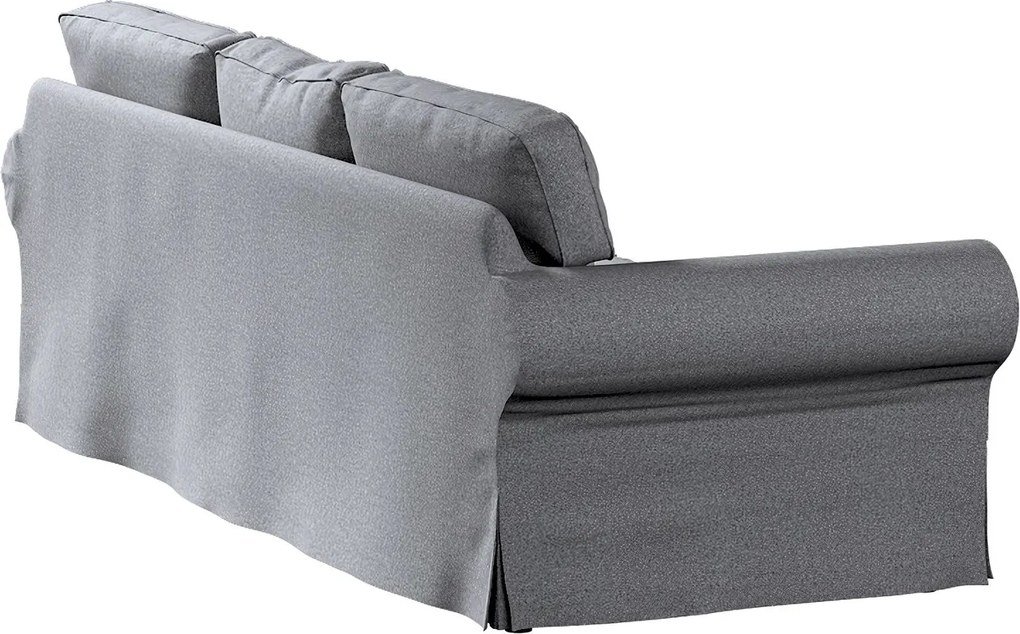 Potah na pohovku IKEA Ektorp 3-místná rozkládací, NOVÝ MODEL 2013 barva šedá látka pletený vzor